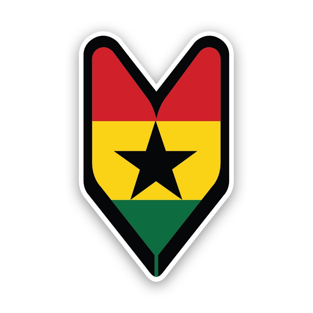 Ghanaian Driver Badge Sticker Decal - Self Adhesive Vinyl ...