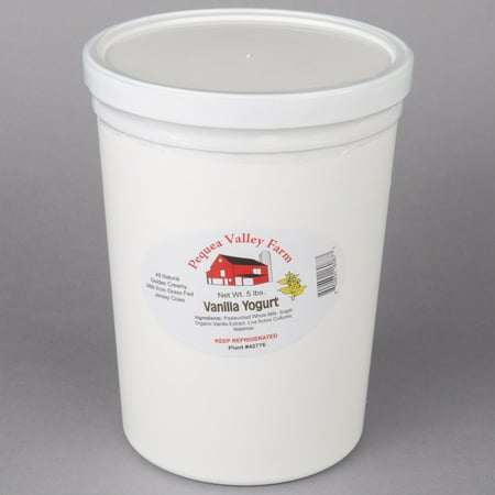 Pequea Valley Farm 5 lb. Amish-Made 100% Grass Fed Vanilla Yogurt ...
