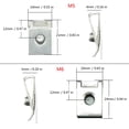 10Pcs Rustproof Metal License Plate Screw Clips Vibrations Resistant ...