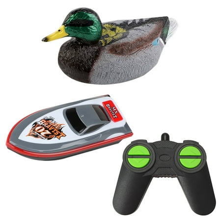 IROINID RC Duck-Boat Simulation Remote Control Ship 2.4G Remote ...