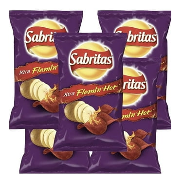 Sabritas Ruffles Queso Verdes 50g Box With 5 bags papas snacks Mexican ...