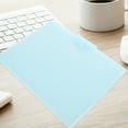 Blue Plastic File Folder for Organized Receipt and Document Storage At ...