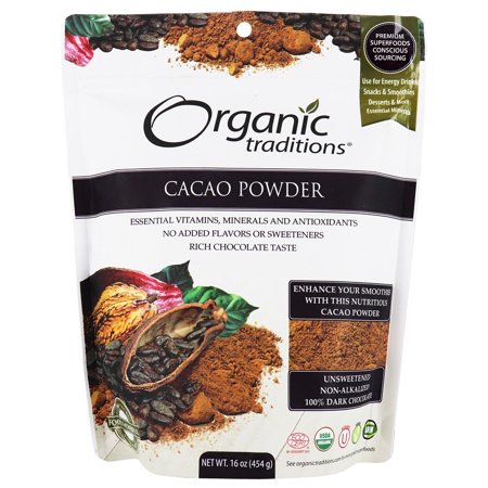 Organic Traditions - Cacao Powder - 16 oz. - Walmart.ca