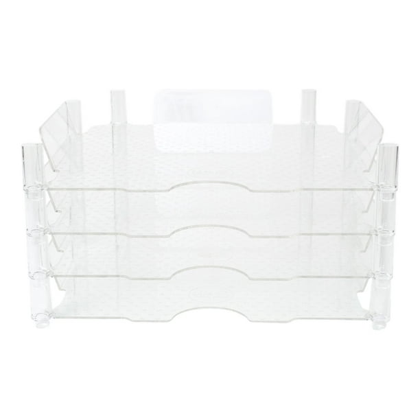 Stackable Acrylic Paper Trays, 12" x 12", 4pk, Clear - Walmart.com