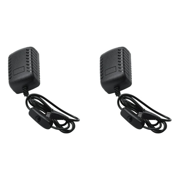 2X Enchufe de EE. UU. 5V3A 5V/3A 3 Modelo B + Plus Adaptador Corriente Botón de Encendido ...
