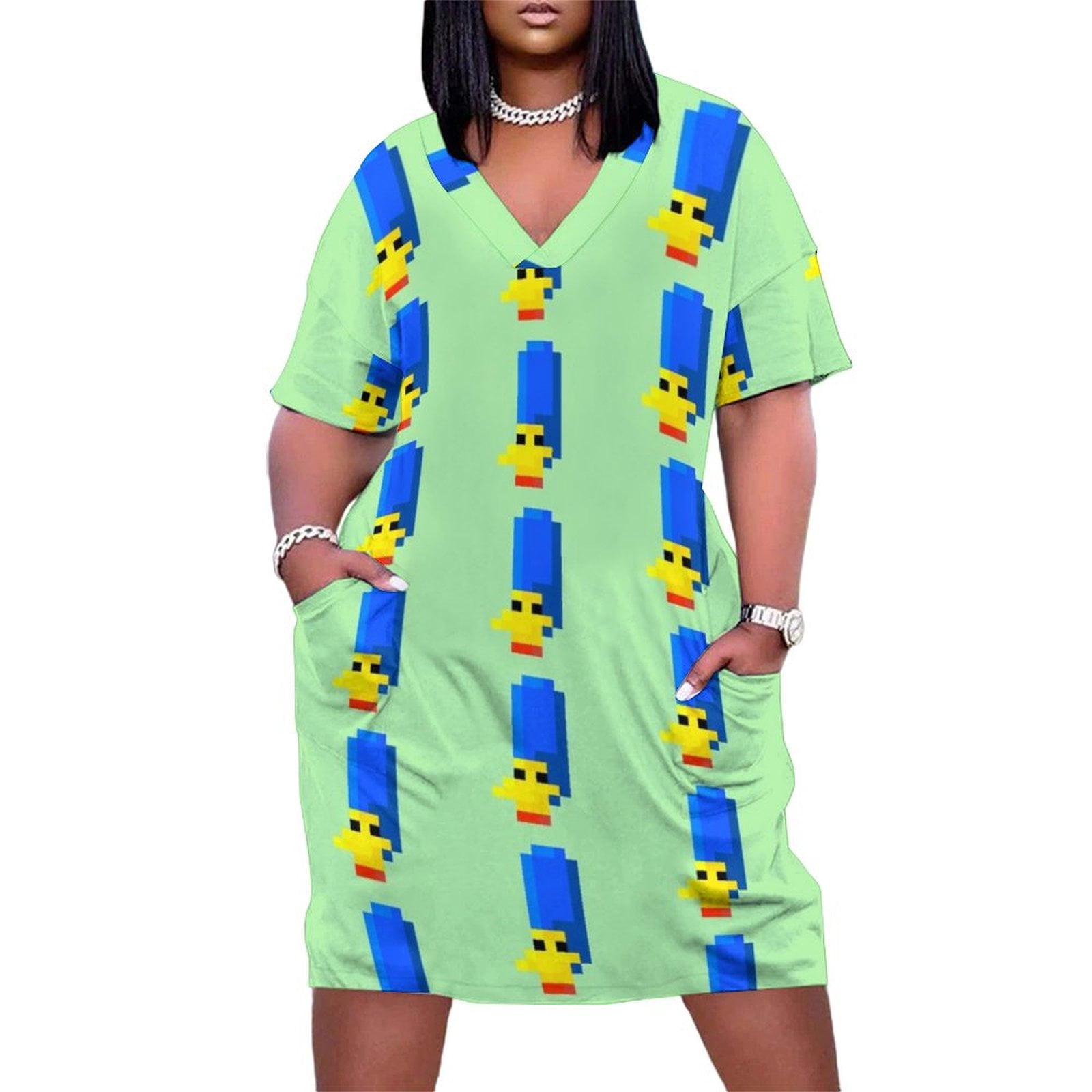 Marge Simpson Loose Pocket Dress luxury evening dress woman for wedding ...