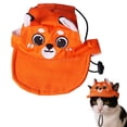 Cat Hats, Cute Sun Hat with Ear Holes Cats Small Dogs, Animal Style ...