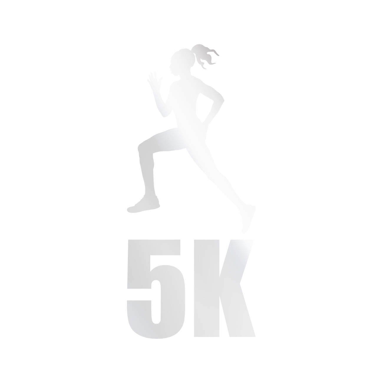 Womens 5K Sticker Decal Die Cut - Self Adhesive Vinyl - Weatherproof ...