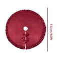Weekly flyer karymi Red Ruffle Velvet Christmas Tree Skirt 52 Inch ...