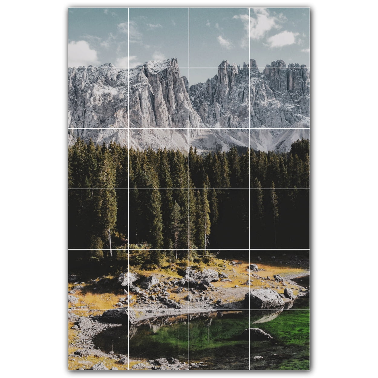 Picture-Tiles.com: Mountains Ceramic Tile Wall Mural WAL500863-46M. 24 ...