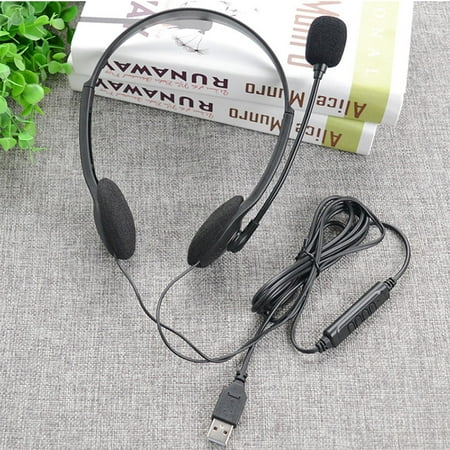 USB Computer Gaming Headset Educational Voice Headset USB Computer Head ...