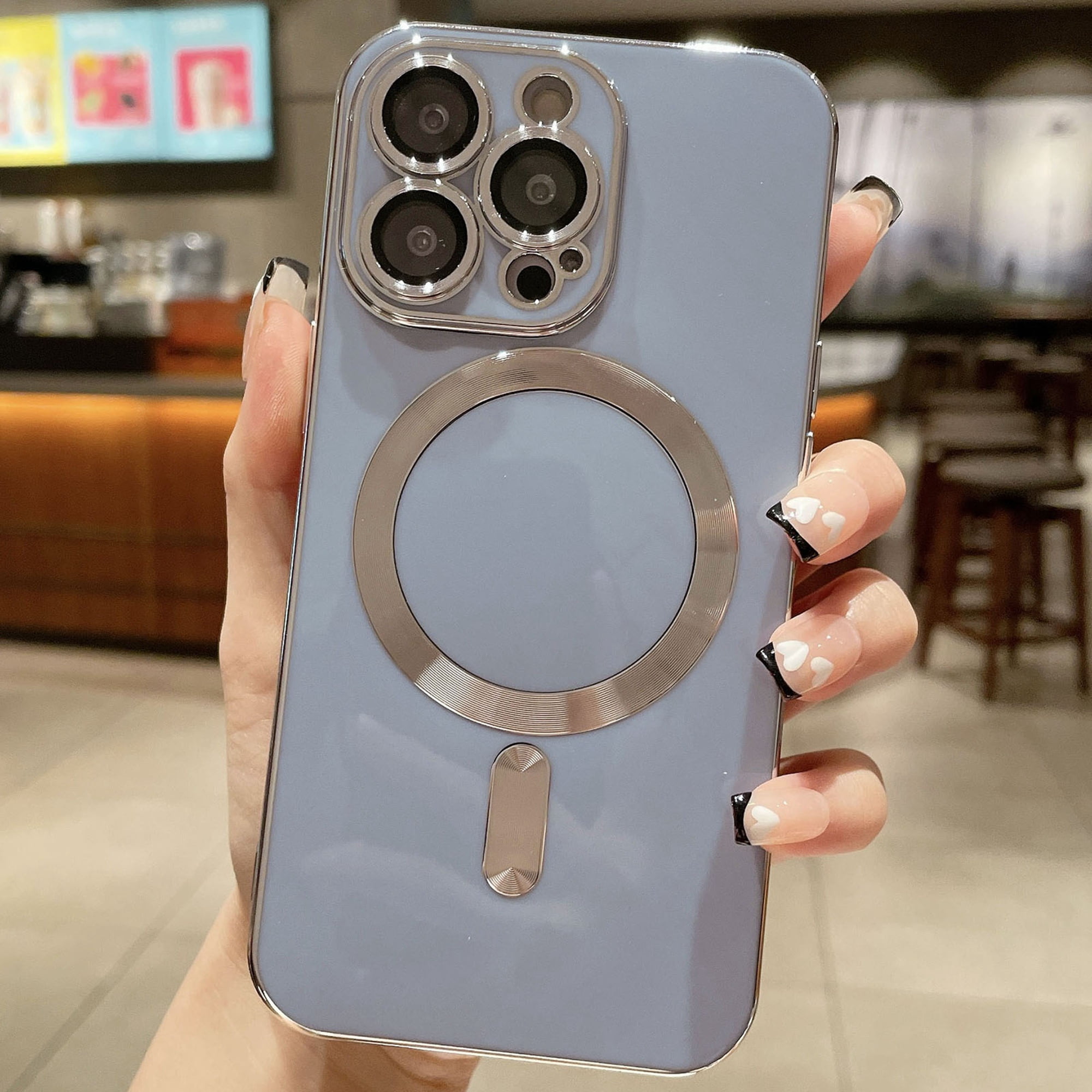 Decase MagSafe Compatible iPhone 12 Pro Case, Slim Plating Magnetic ...