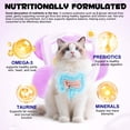 Oimmal Multivitamin Cat Treats Vitamins for Indoor Cats Skin & Coat ...