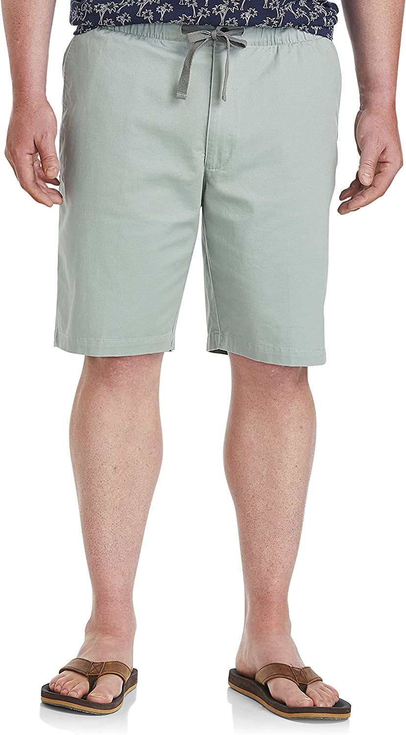 True Nation Athletic-Fit Drawstring Shorts - Men's Big and Tall Silver ...
