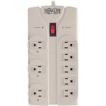 onn. Surge Protector with 6 AC Outlets, 2 Pack, 2.5ft Power Cord ...