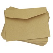 100 Pack Small Kraft Paper A1 Envelopes for 3x5 inches Cards ...