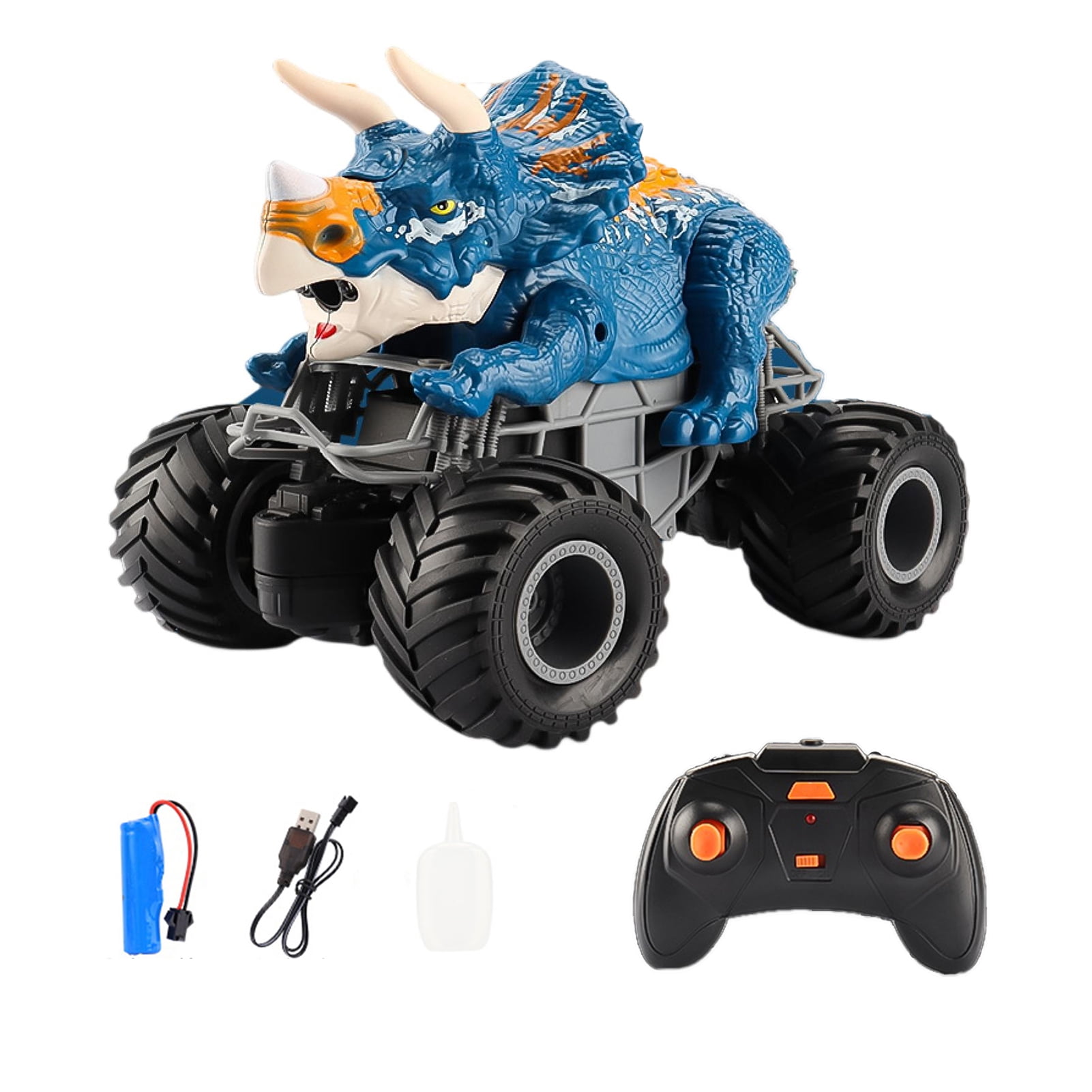 rygai 1 Set RC Dinosaur Car Cool Spray Simulation Tyrannosaurus Rex ...