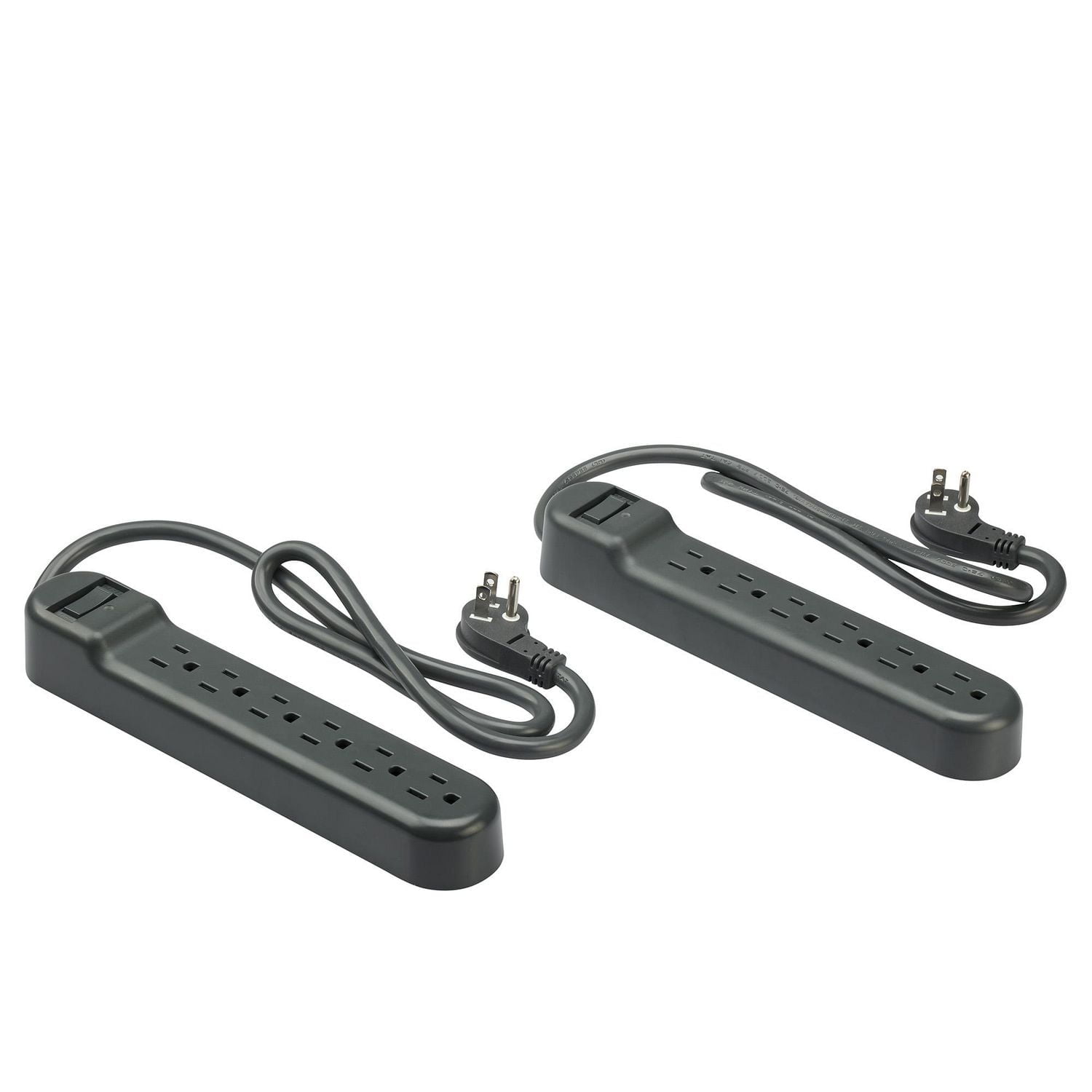 Click here for Onn. 2.5 Ft./76.2 Cm 6-Outlet Surge Protectors 2-P... prices