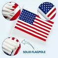 Anley Tiny American Flags on Stick 12 Pack - 5x8 Inch with Solid Pole ...