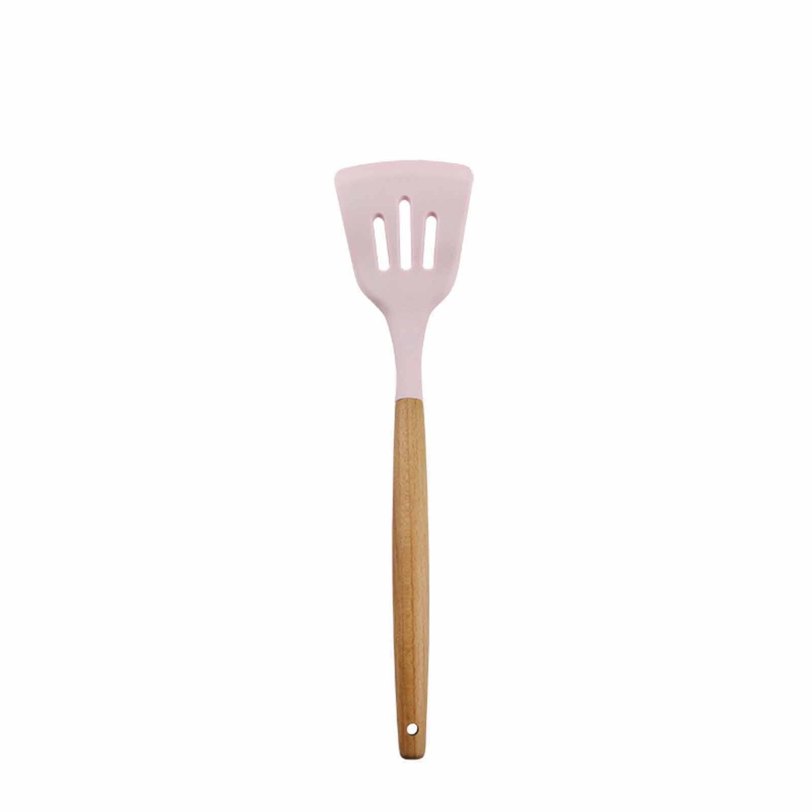Click here for Dvkptbk Spatula Silicone Wooden Spatula Cooking Ut... prices