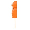 Festival Orange Kit Cat Clock 15.5" Full Size Retro Style Kit-Cat Klock ...