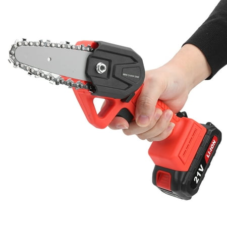 FLAMEEN Mini Chainsaw, One-Hand Electric Logging Saw, For Logging ...