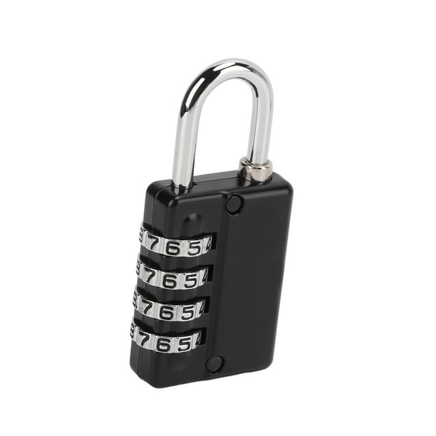 Travel Lock,Black 4 Digit Combination Digit Combination Padlock ...