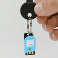 BESTYASH 50Pcs Compact Sky Blue Key Labels Portable for Daily Key ...