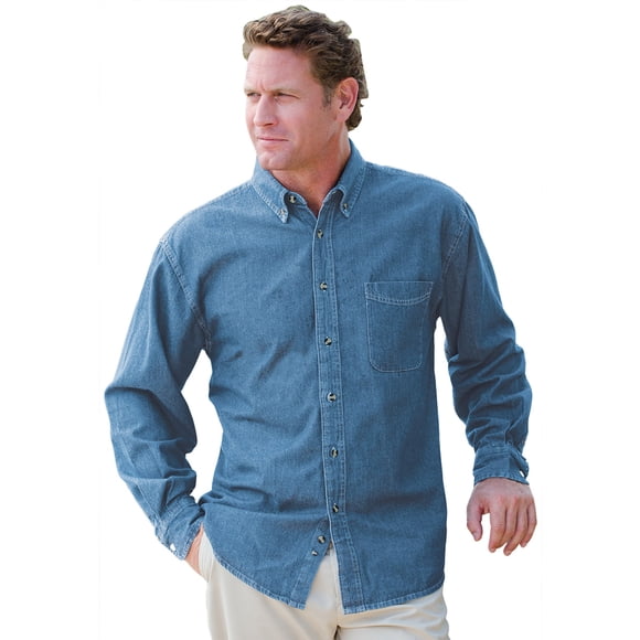 Men's Denim Long Sleeve Shirts