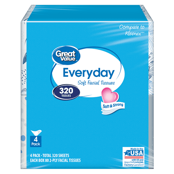 Facial Tissue in Paper & Plastic - Walmart.com