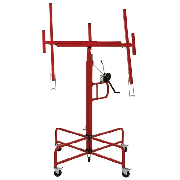 Miniyam Drywall Lift Panel Rolling Hoist Jack Lifter, 16ft One-Person ...