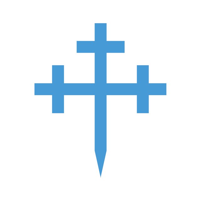 Cross Crosslet Fitchy Sticker Decal Die Cut - Self Adhesive Vinyl ...