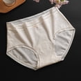 ATOYSOY Women’S Briefs Solid Color With Textured mesh Fabric And Lace ...