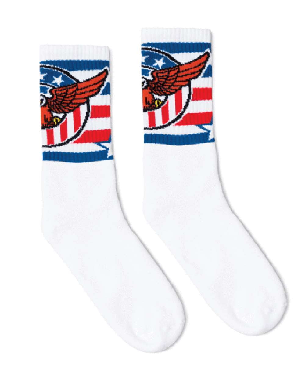 SOCCO USA-Made Striped Crew Socks Size up to L/XL - Walmart.com