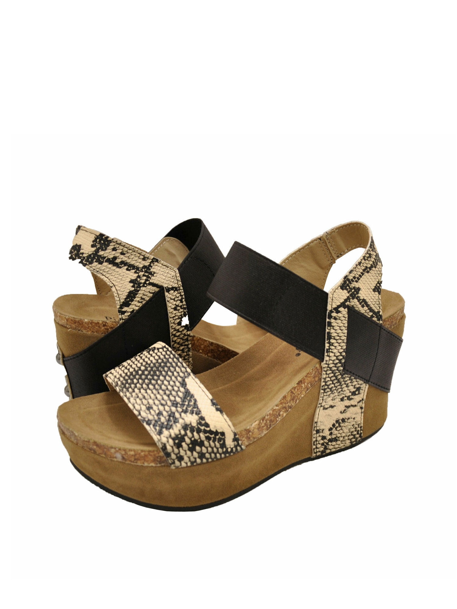 Pierre Dumas Hester-1 Women's Platform Wedge Sandals 22608 - Walmart.com