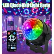 DJ Disco Stage Party Lights, LED Sound Activated Light RGB Flash Strobe ...