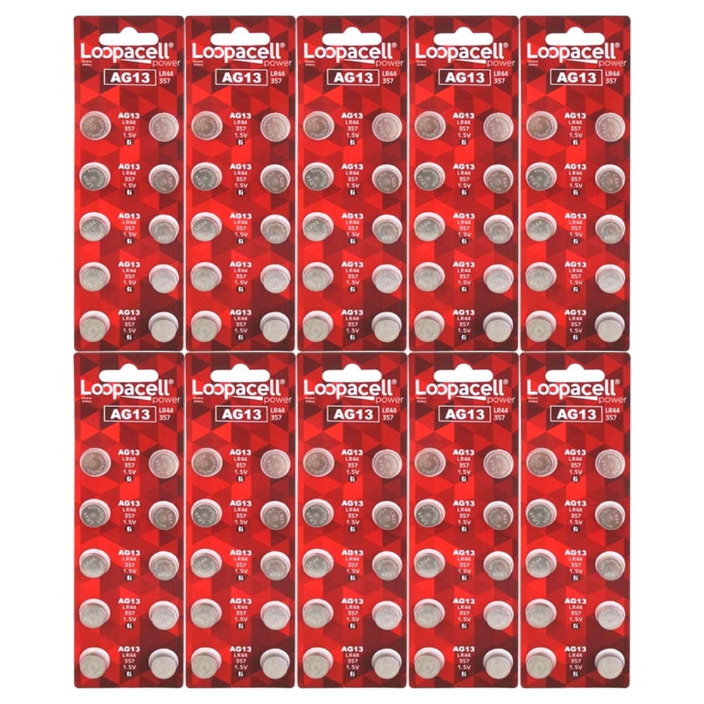 Click here for 100 Pack Loopacell Lr44 Ag13 357 Button-Cell Batte... prices