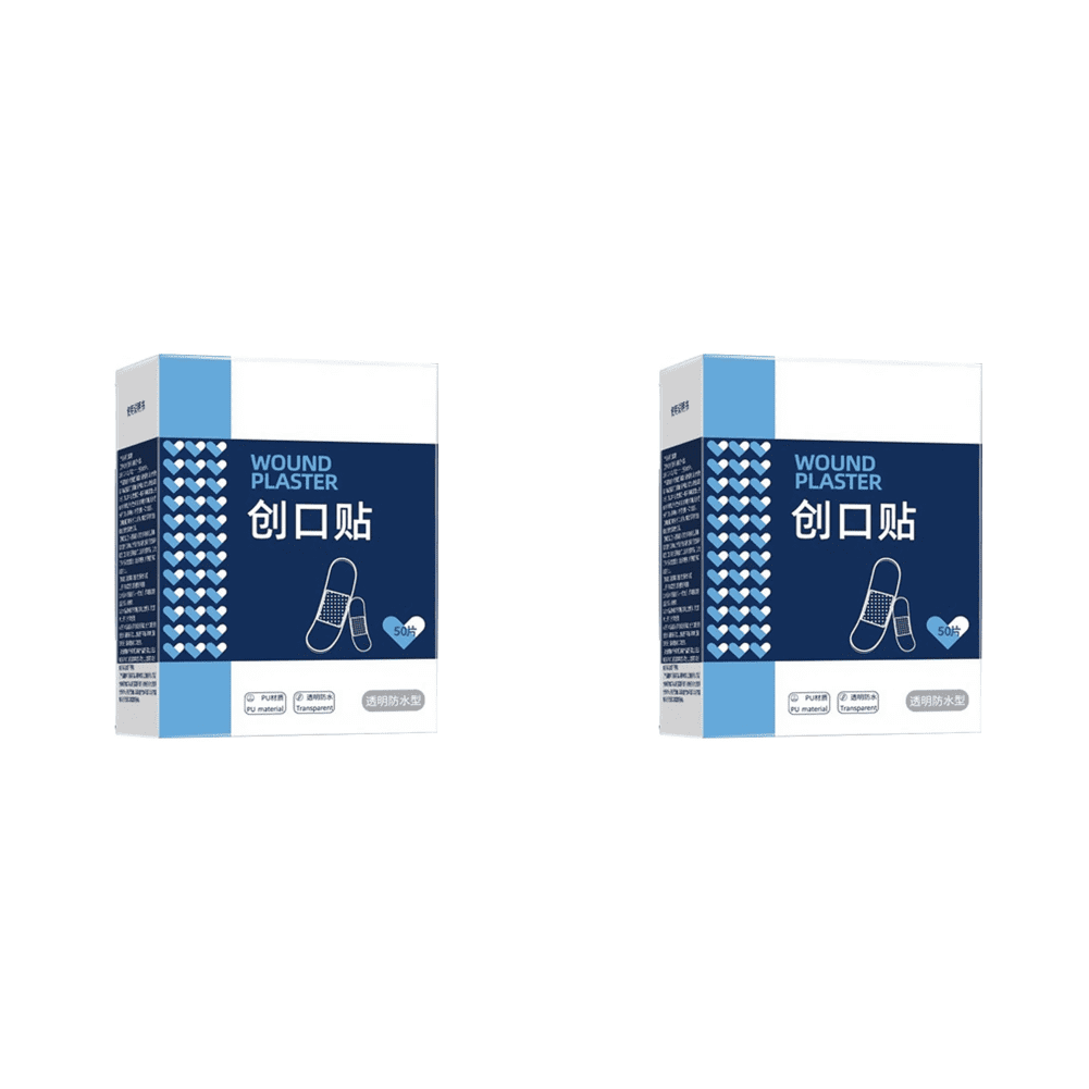 50 Uds PU Transparente Impermeable Tirita Invisible Hemostasia Yeso ...