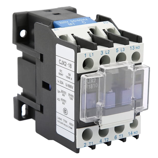 Contactor de CA ANGGREK 220 V modelo CJX2-1810 fuerte Conductividad ...