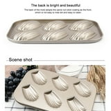 XDDST Mini Madeleine mold cake pan 6 Cup non-stick oval Spherical ...