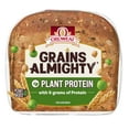 Oroweat Grains Almighty Plant Protein Bread, 20 oz, Whole Grains Pre ...