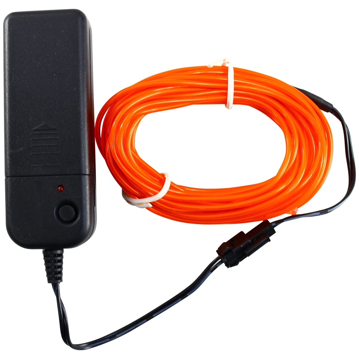 Rolling Lit 16.4ft Neon Glowing Strobing Electroluminescent EL Wire ...