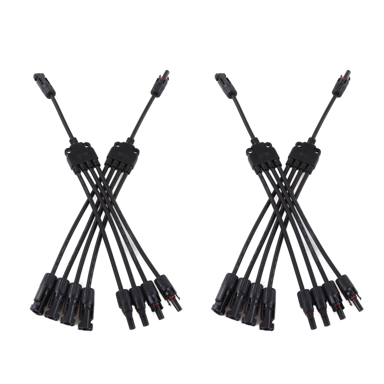 Solar Panel Photovoltaic Branch Parallel Cable, IP67 30A Snap In 2 Set ...
