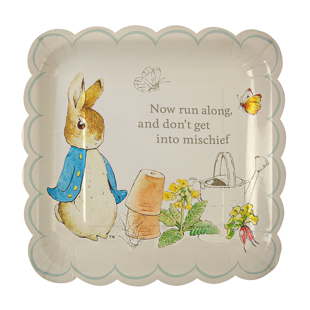 Meri Meri Peter Rabbit Large Plate, 12ct - Walmart.com