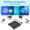 USB 3.0 External DVD CD ROM Disc Burner Drive Reader for Windows 8/10 ...