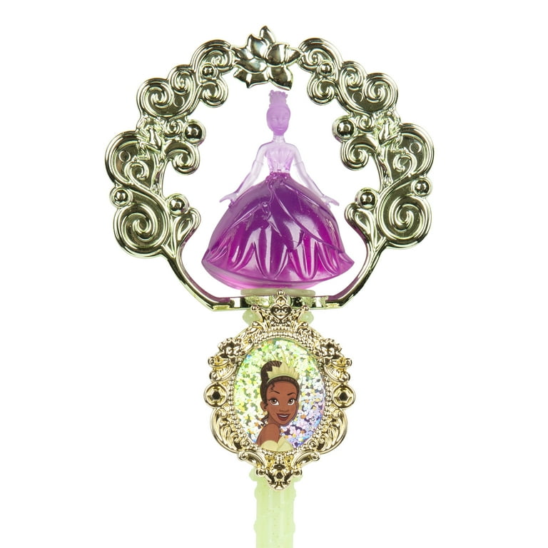 Princess Secret Styles Magic Glitter Wand Tiana Doll And