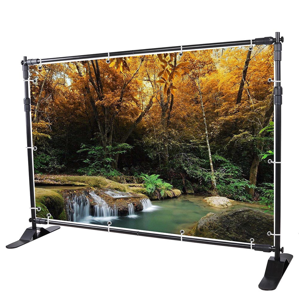 8x10 Trade Show Backdrop Stand Black - Walmart.com