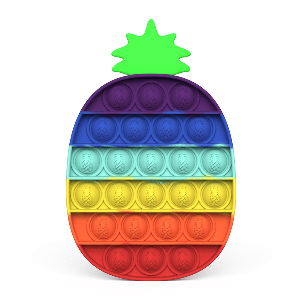 Buy Znfrt 4 Pack Pop It Pop Its Rainbow Pop Fidget Toys Poppet Push Pop ...