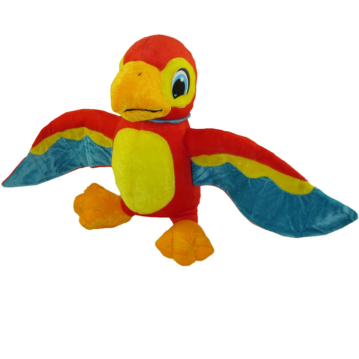 Generic Value Plush - PRECIOUS PARROT (Red - 16 inches) - Walmart.com