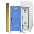 Metal Mini Locker with Lock and Key Pastel Blue -10.75" Tall - Walmart.com